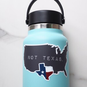 Texas Not Texas Bumper Sticker Funny Texas Stickers for - Etsy