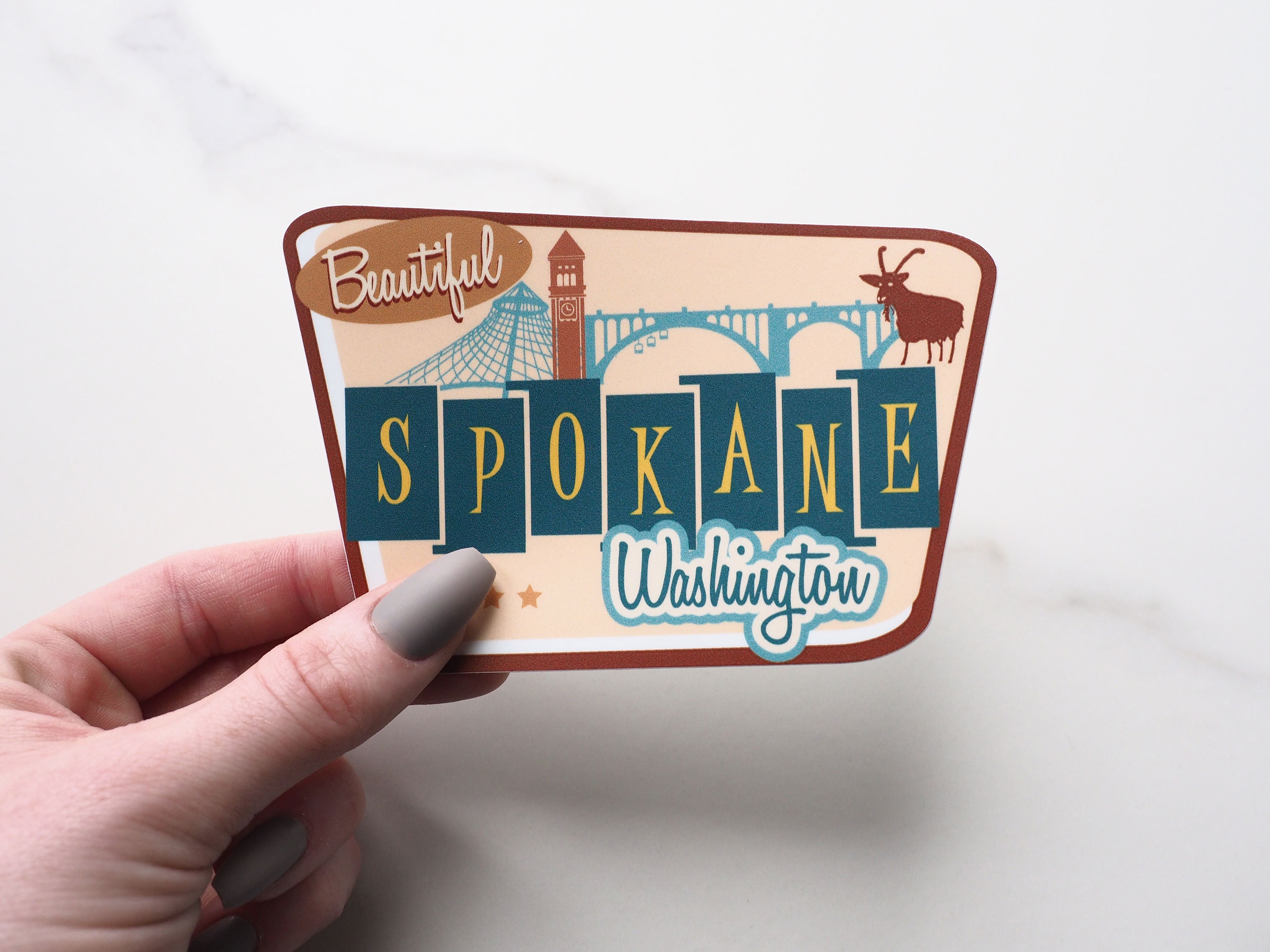 Spokane Sticker Spokane WA Bumper Stickers Eastern - Etsy