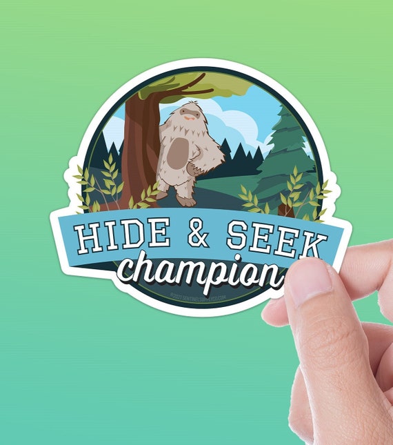 Paper Cool Hide and Seek Sticker Kiss-Cut Stickers Hide and Seek ...