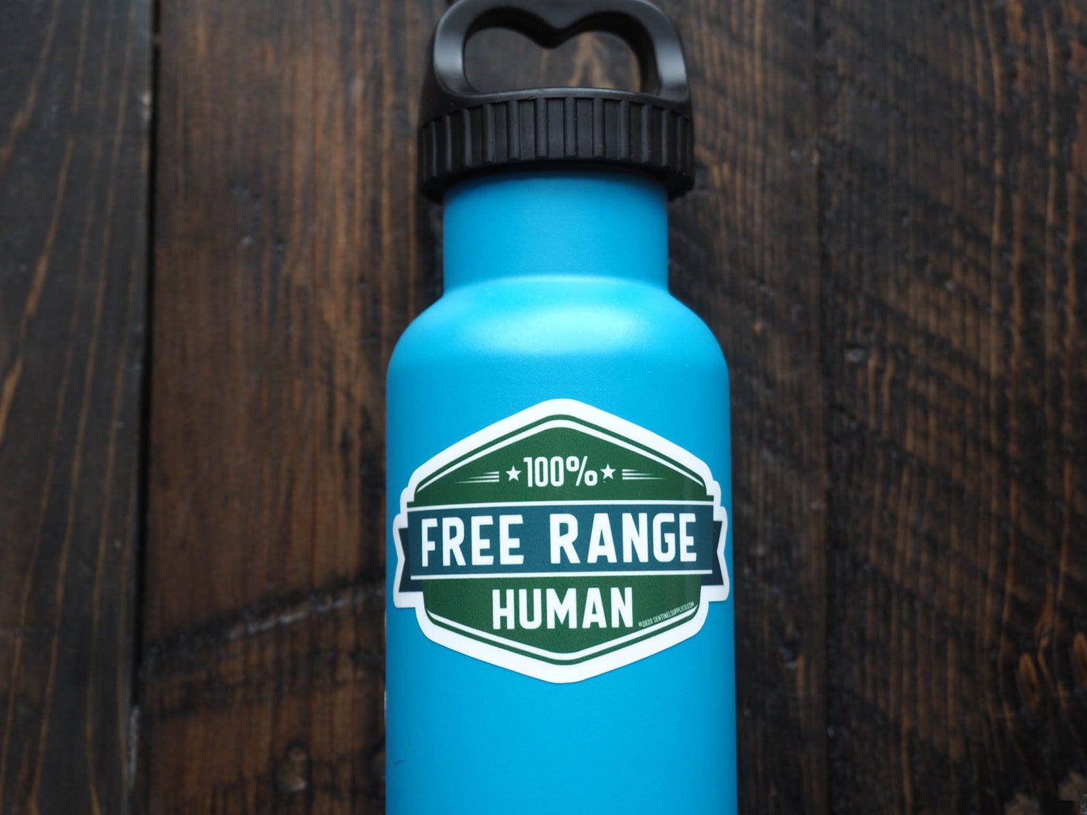 Free Range Human Sticker Vinyl Bumper Sticker for Hydroflask | Etsy