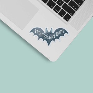It's Frickin Bats Vine Sticker, It's Freakin Bats Love Halloween Vine ...