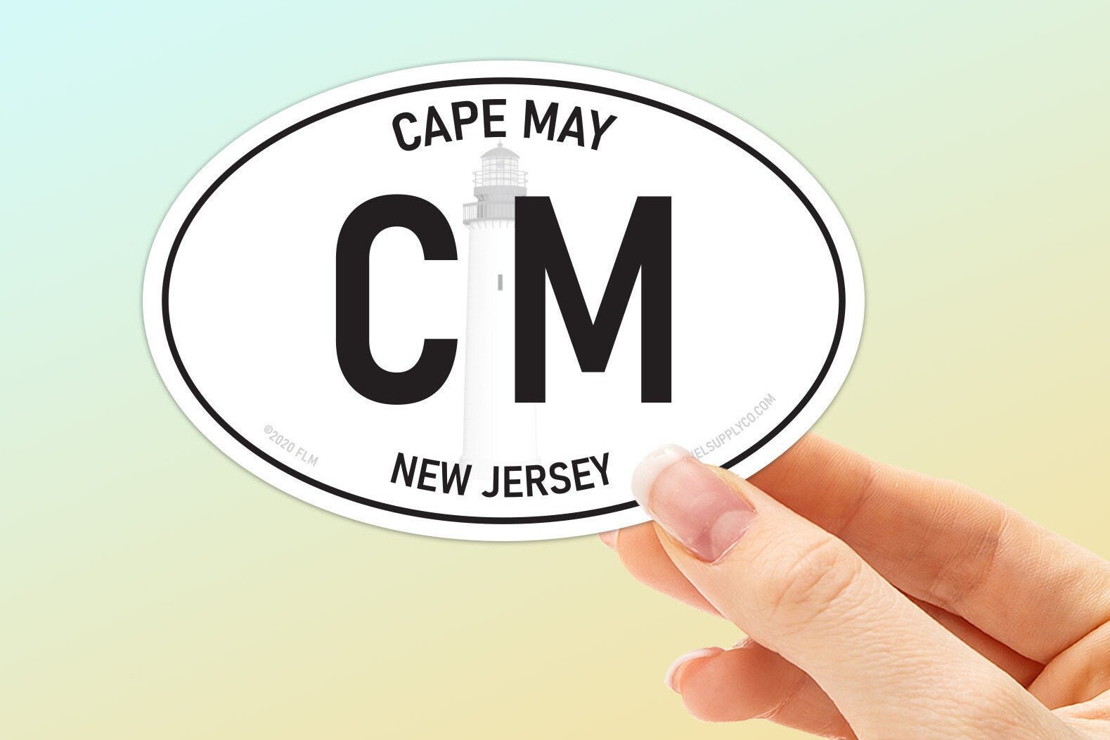 Cape May NJ Stickers White Oval Cape May Bumper Stickers New - Etsy UK