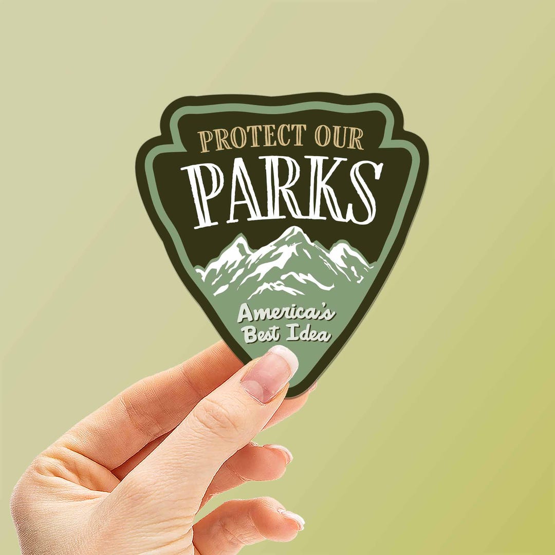 Protect Our Parks Sticker, Arrowhead National Park Decal, Public Lands ...