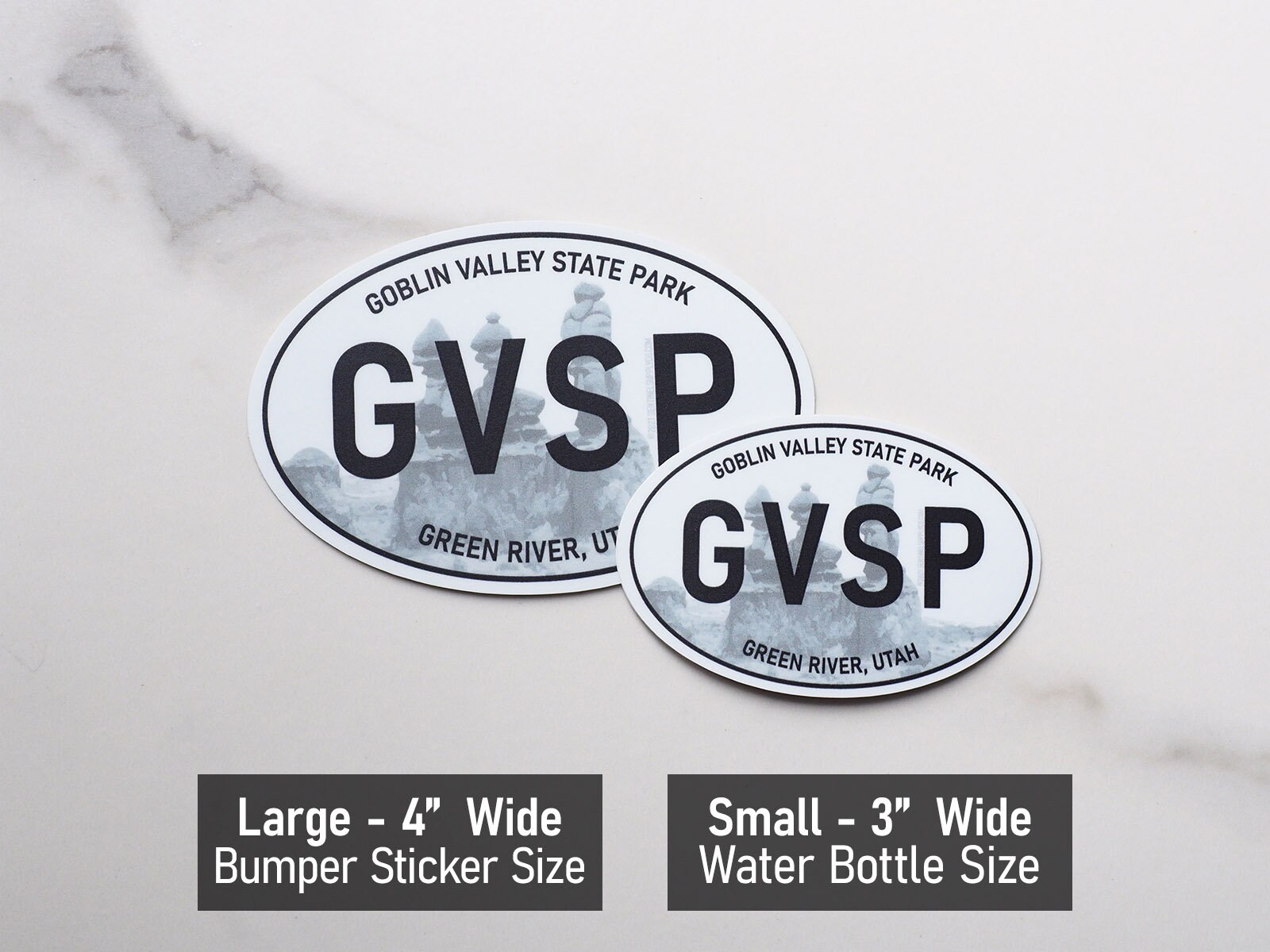 Goblin Valley State Park Utah Oval Bumper Sticker for - Etsy