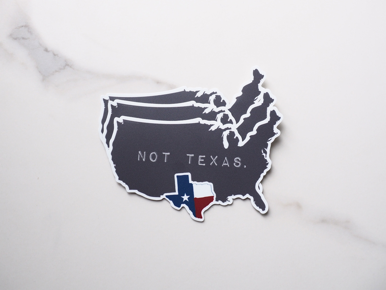 Texas Not Texas Bumper Sticker Funny Texas Stickers for - Etsy