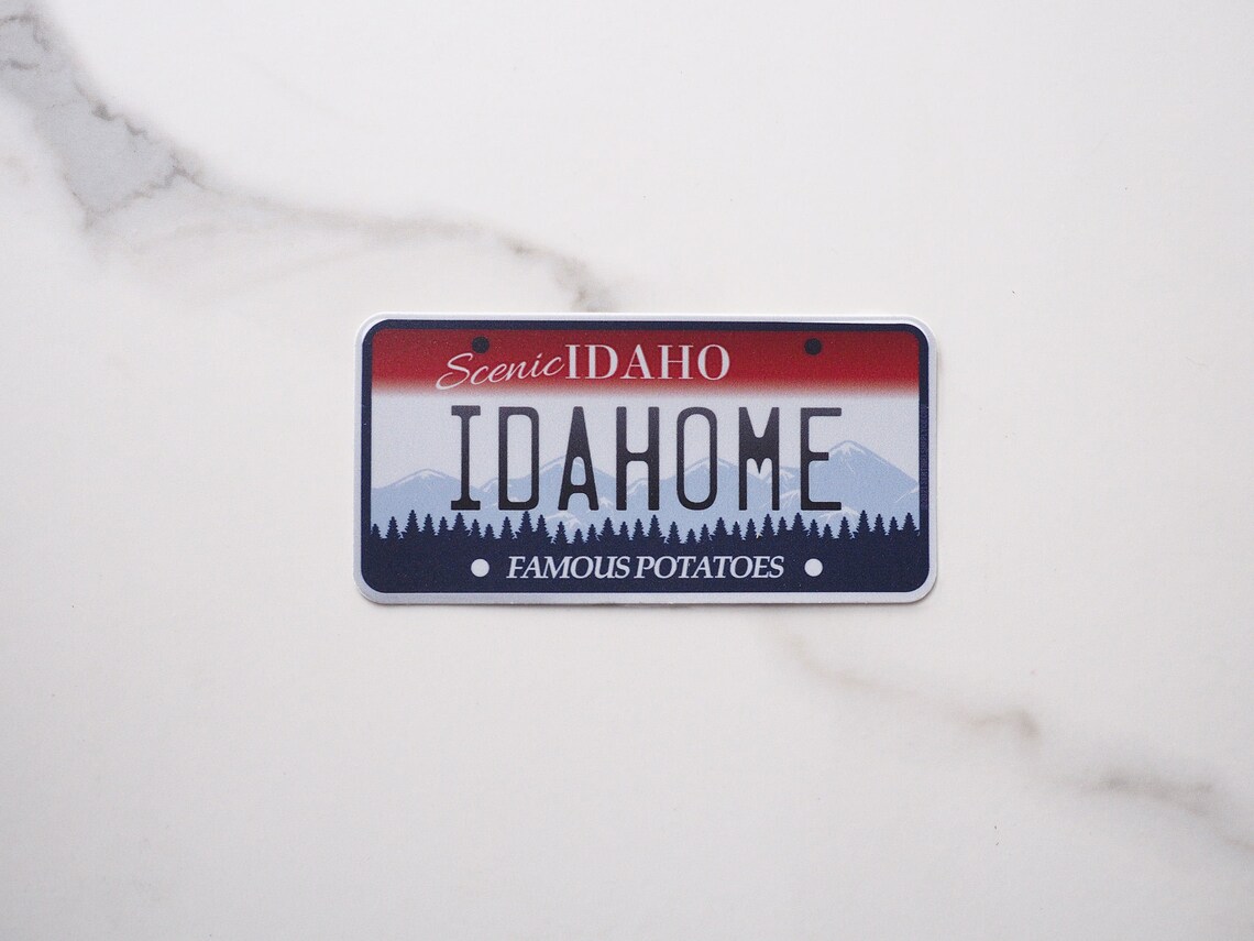 Coeur D'alene Idaho License Plate Sticker CDA Bumper | Etsy