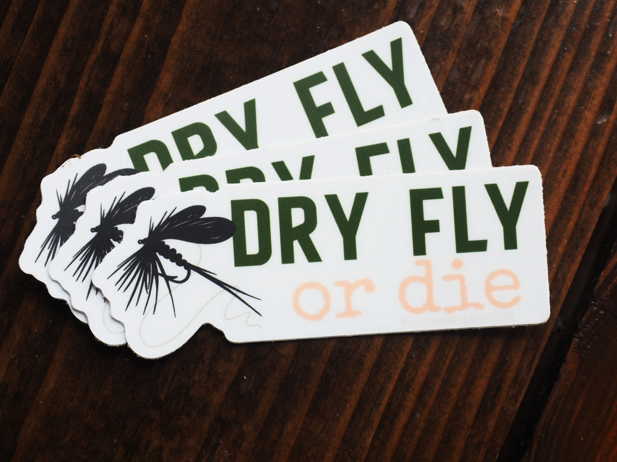 Fly Fishing Sticker SET OF 3 Vinyl Trout Fishing Stickers for | Etsy
