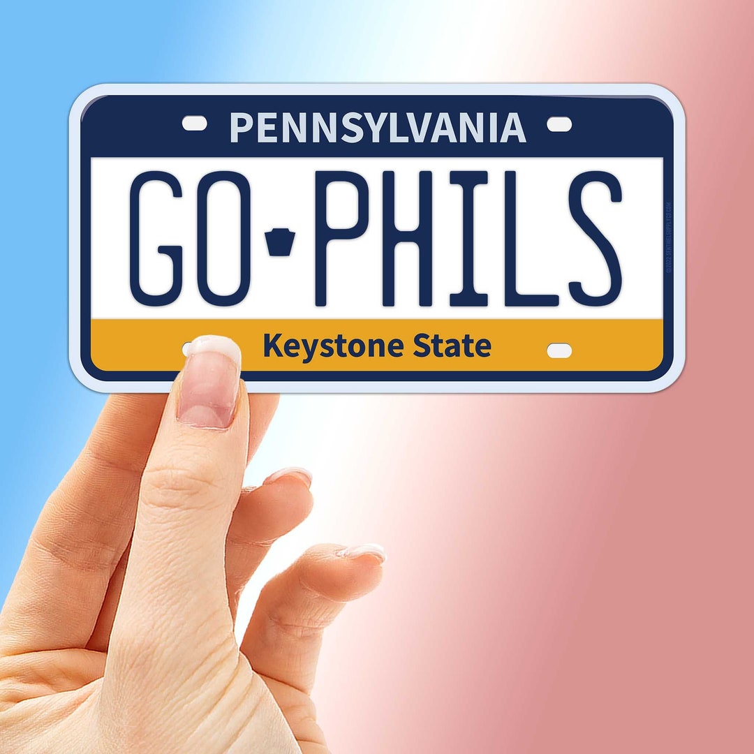 Go Phils Philadelphia Phillies Sticker, Philly Baseball Decals ...