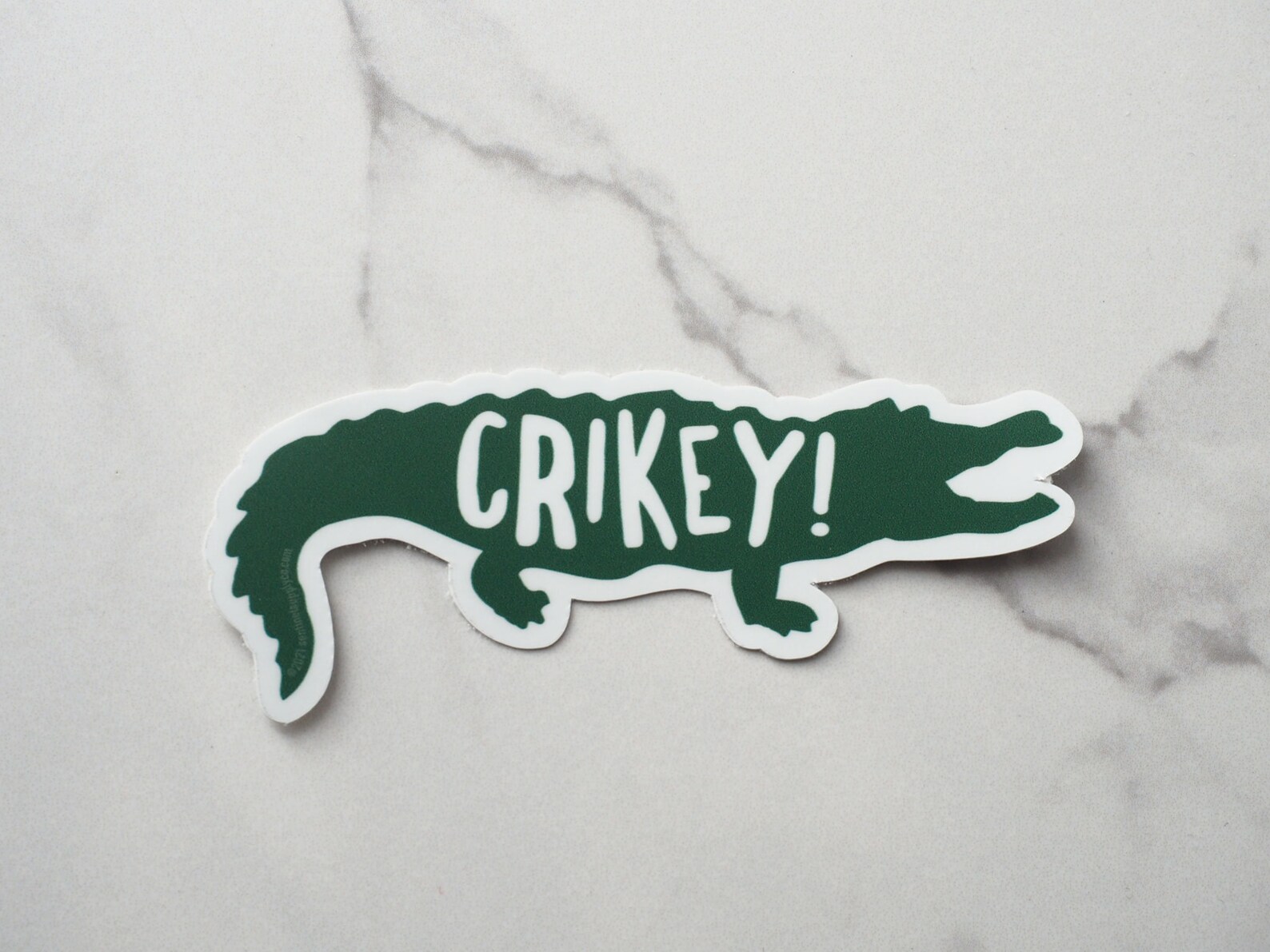 Crikey Sticker Cute Crocodile Stickers for Hydroflask - Etsy