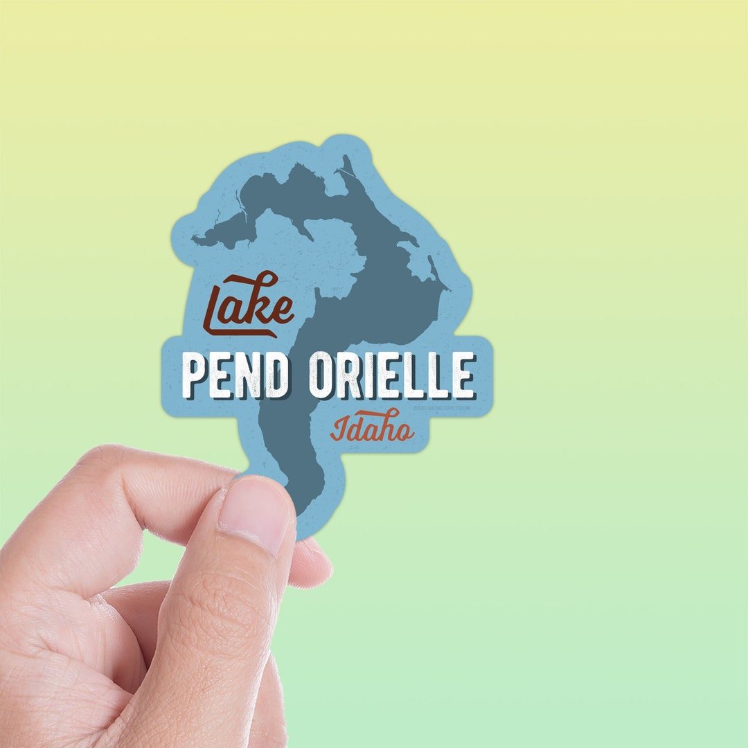 Lake Pend Orielle Sticker for Hydroflask Sandpoint Idaho Bumper ...