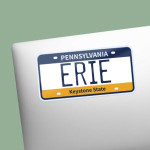 Pennsylvania License Plate Bumper Stickers, 30 PA Cities & Phrases ...