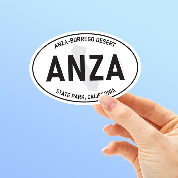 Anza-borrego Desert State Park California Oval Bumper Sticker | Etsy