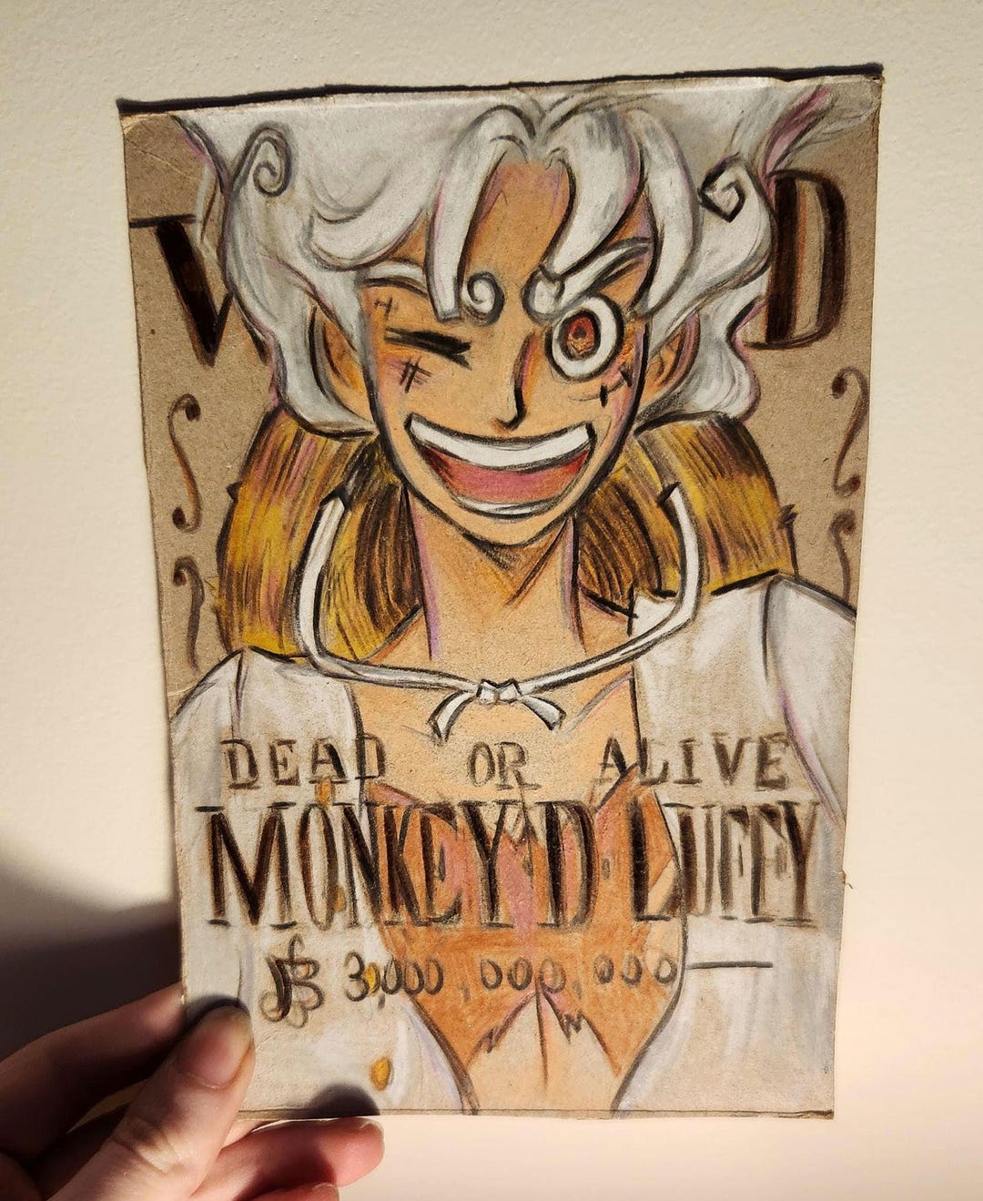 One Piece Gear 5 Luffy: Recycled Cardboard Art - Etsy