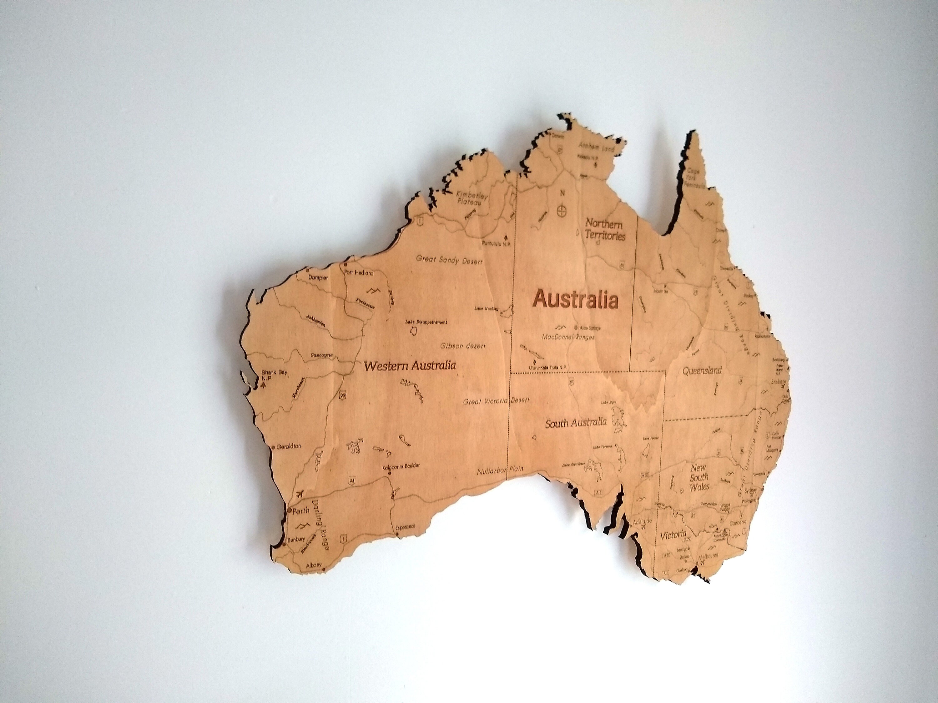 Design Map of Australia - Etsy