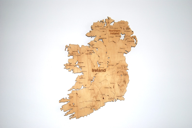 Design Map of Ireland - Etsy