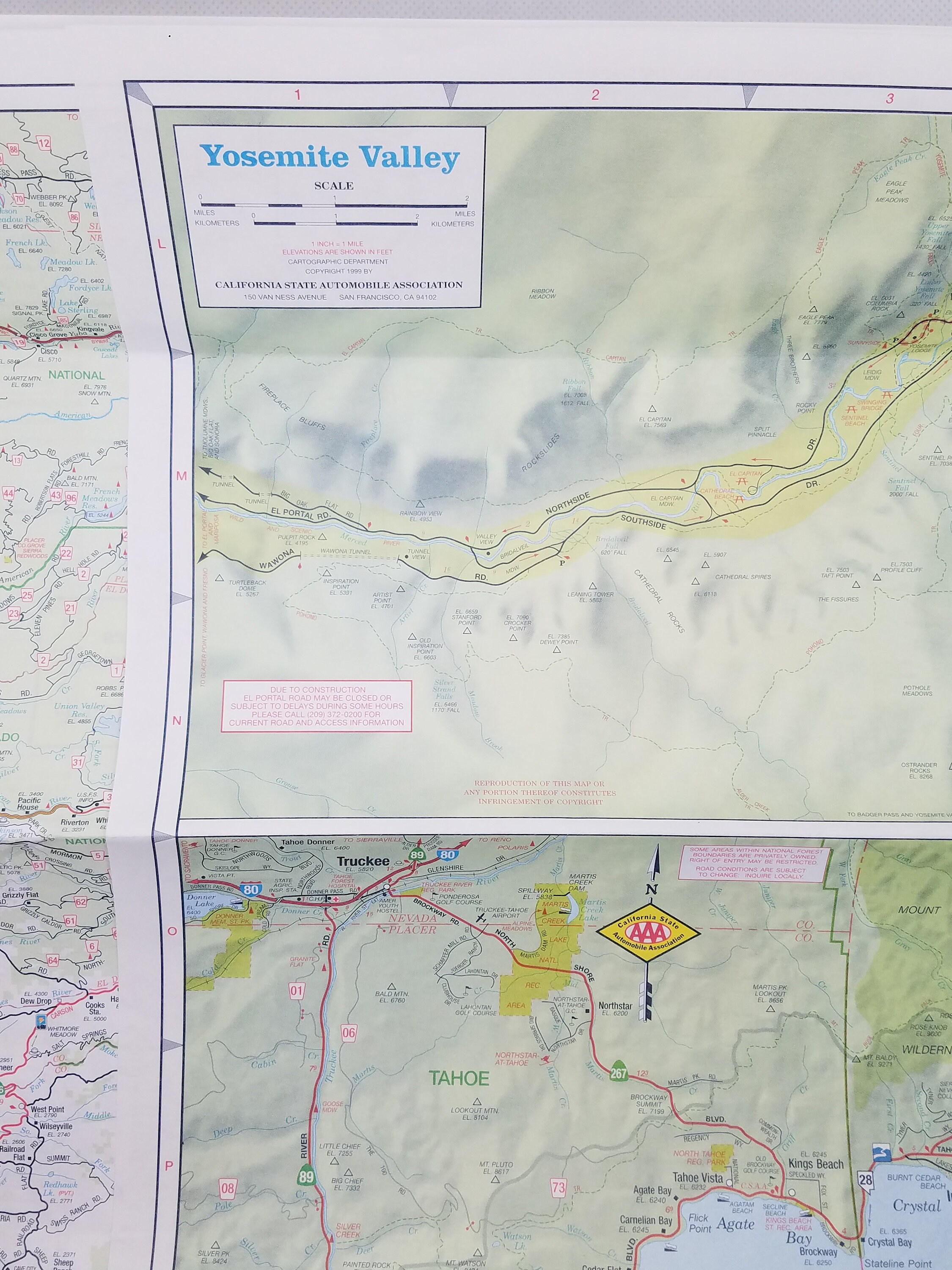 Home & Living Home Décor YOUR CHOICE* AAA Vintage Maps Northern ...