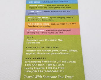 Home & Living Home Décor YOUR CHOICE* AAA Vintage Maps Northern ...