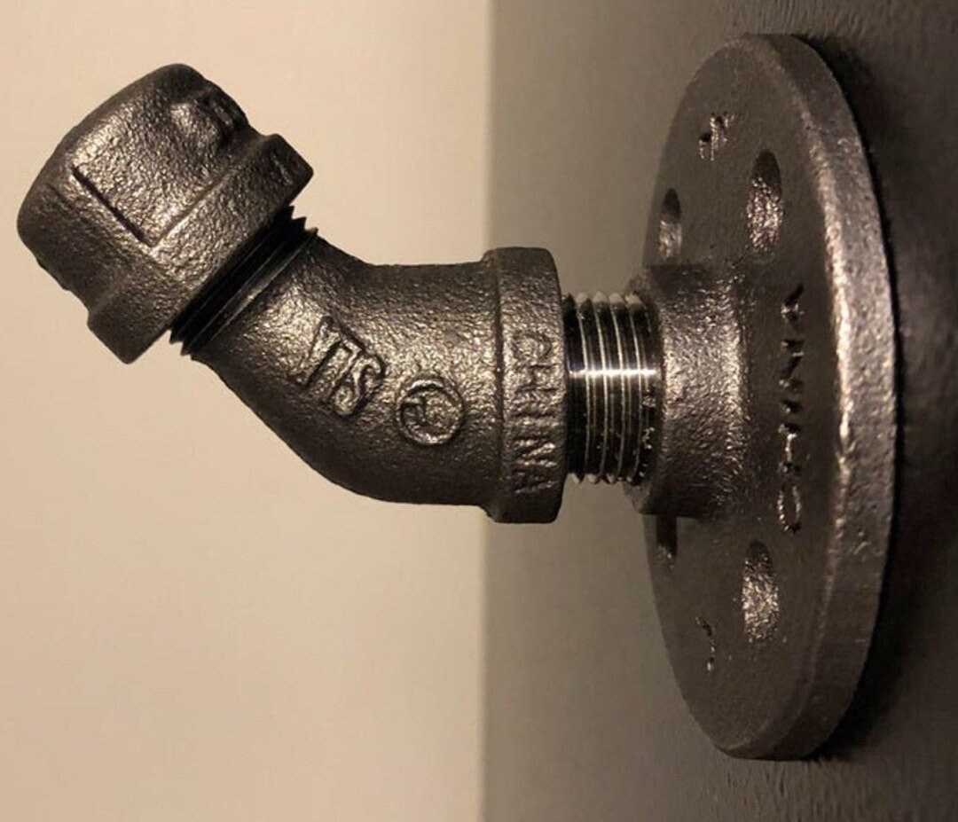 Industrial Pipe Robe Hook / Dressing Gown Hook / Towel Hook - Etsy