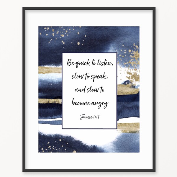 James 1 19 - Etsy