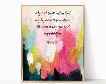 My Soul Finds Rest | Etsy