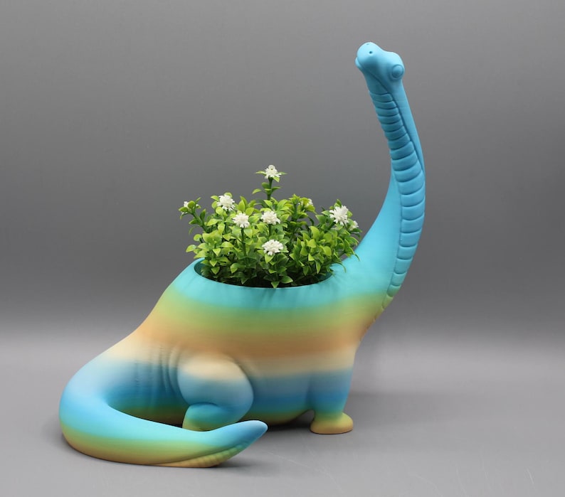 Planter Herbivore | Dinosaur Succulent Potted Planter | Dinosaur Home ...