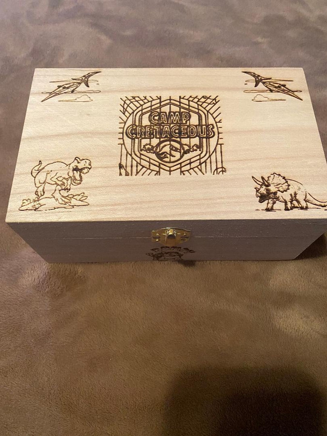 Large Dinosaur Box - Etsy