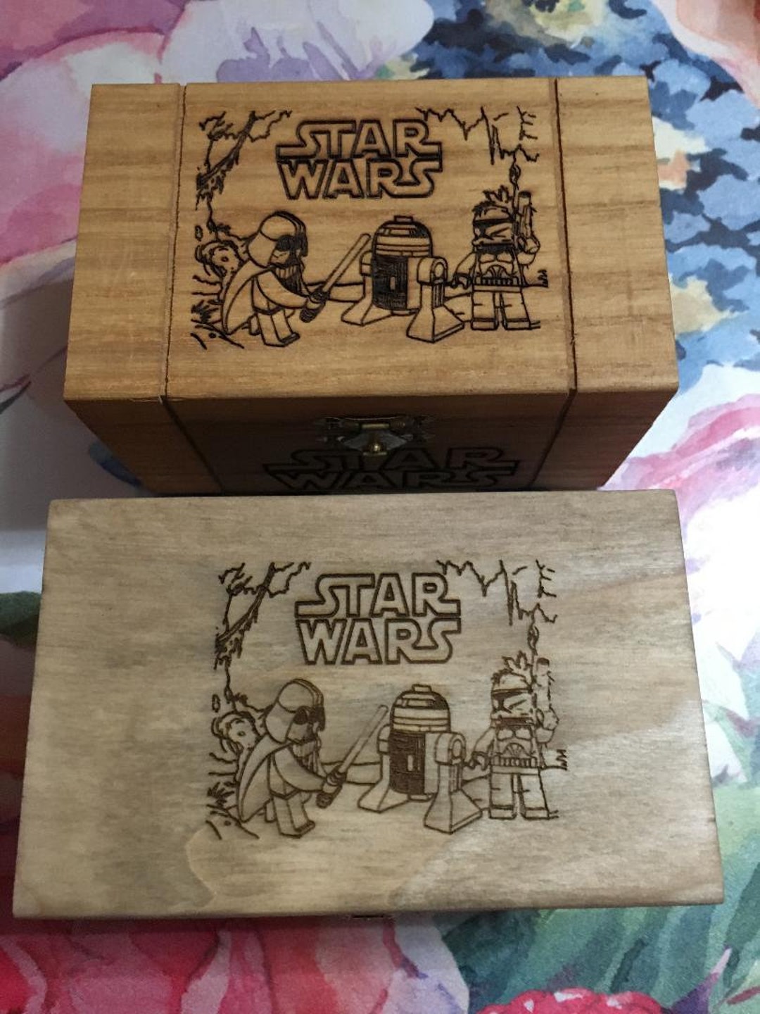 Star Wars Engraved Wooden Gift Box With Soaps - Etsy