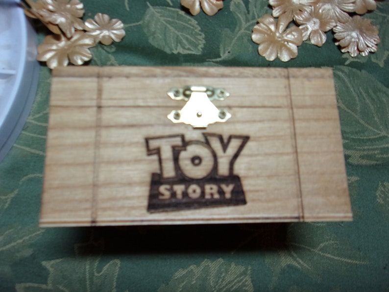 Toy Story Engraved Wooden Keepsake Box and Bath Soap Bundle - Etsy