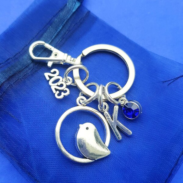 Bird Keyring - Etsy