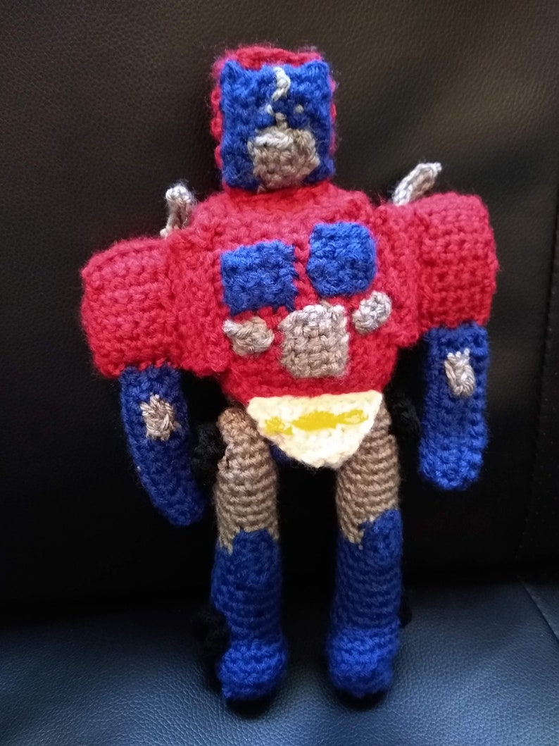 Transformers: Optimus Prime Crochet Pattern - Etsy