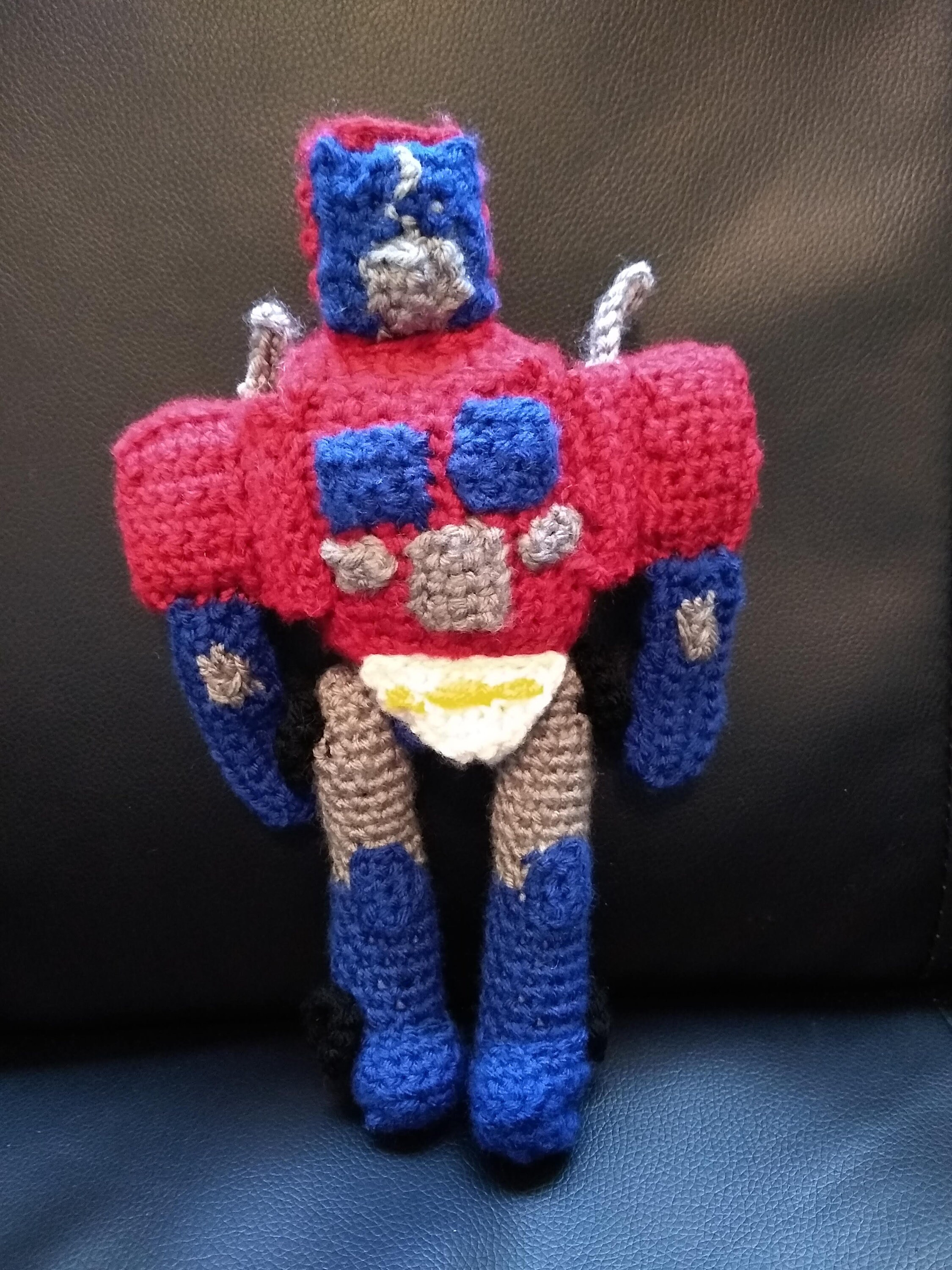 Transformers: Optimus Prime Crochet Pattern - Etsy UK