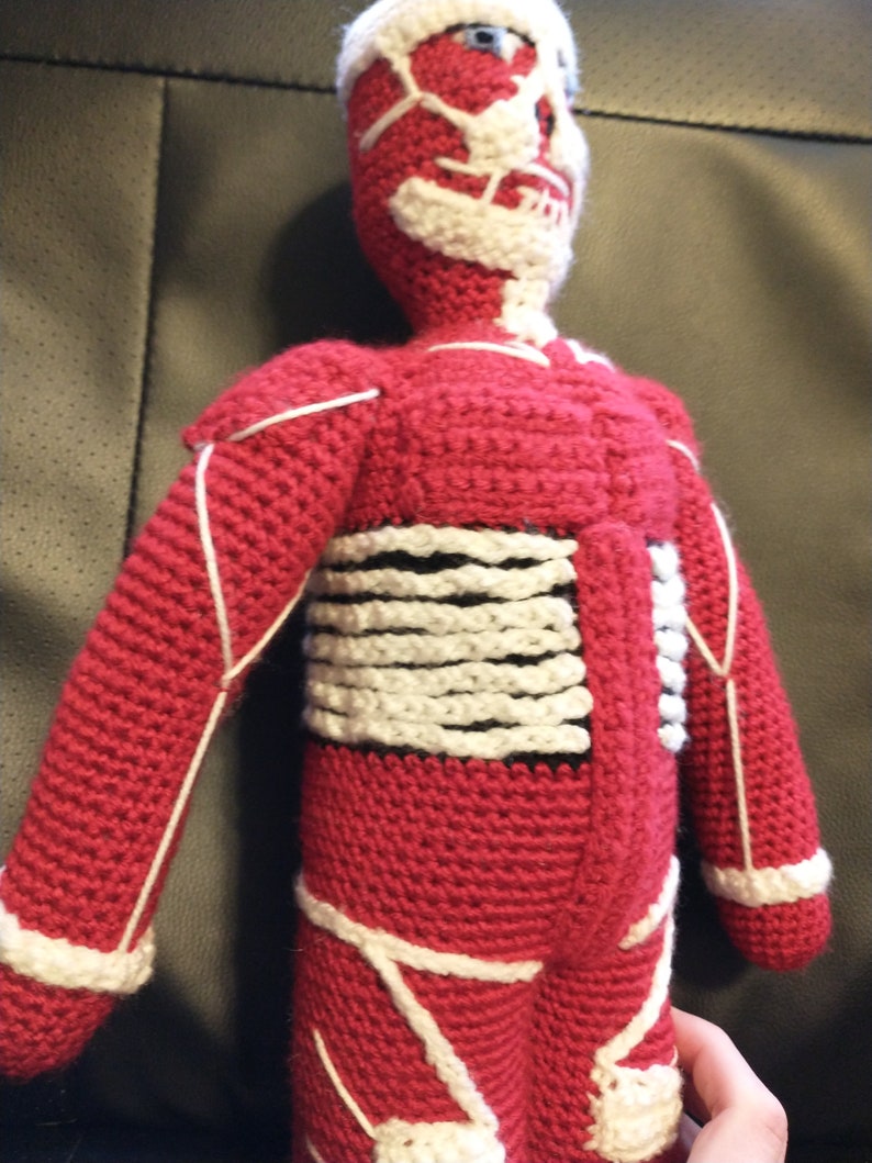 Armin Arlert Colossal Titan: Attack on Titan Crochet Pattern | Etsy