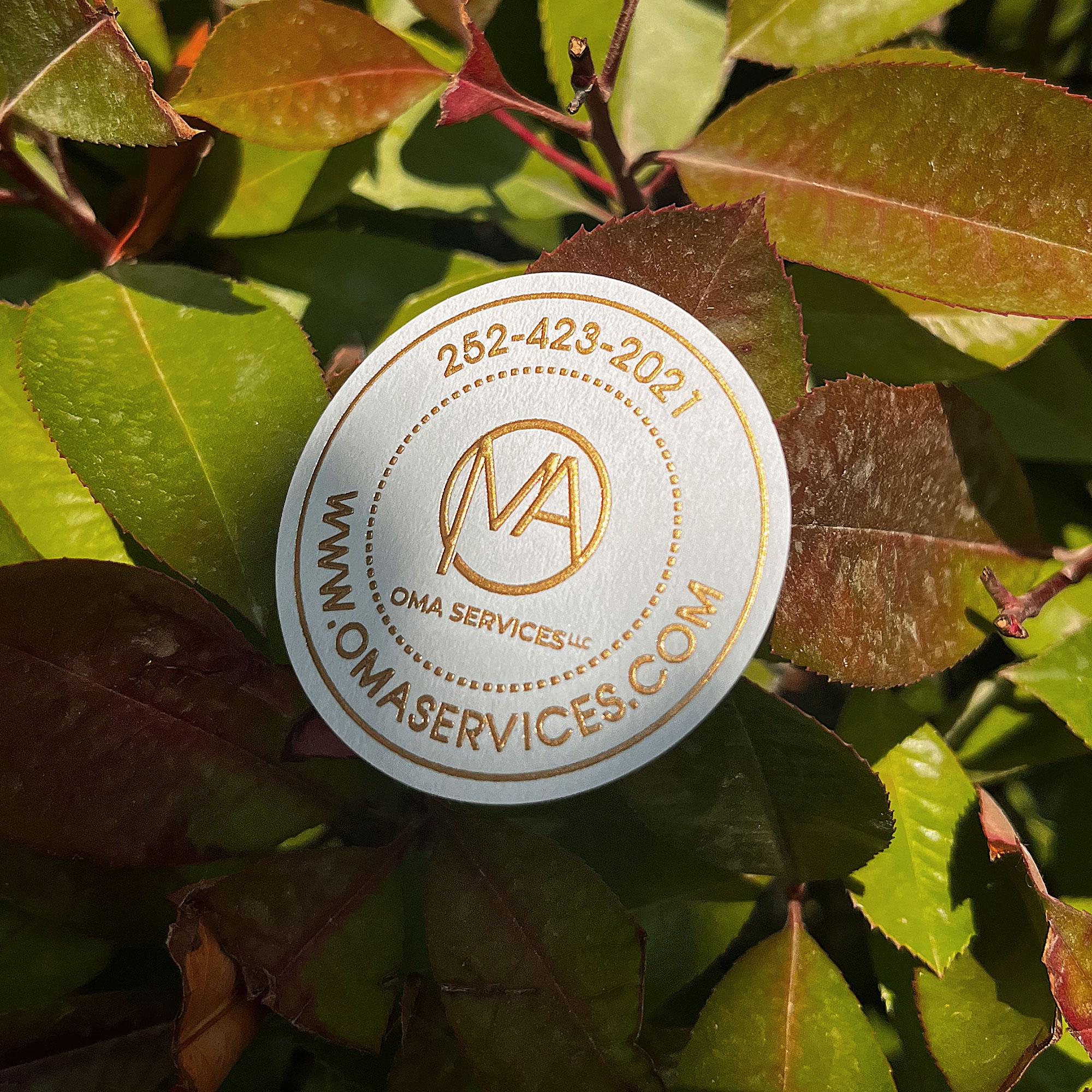 Custom Embossed Sticker, Blind Raised Embossing, Personalized Logo ...
