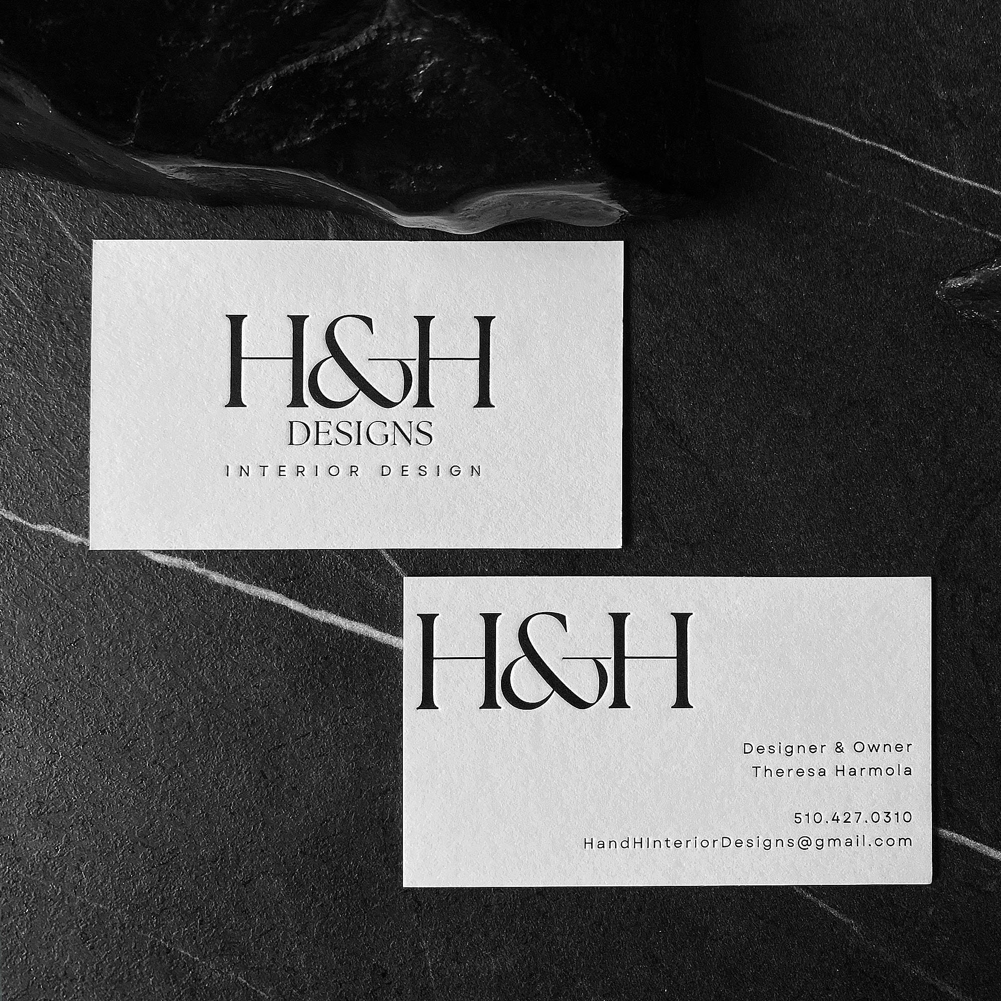 Letterpress Business Cards600gsmthick Cotton White Paperembossed ...