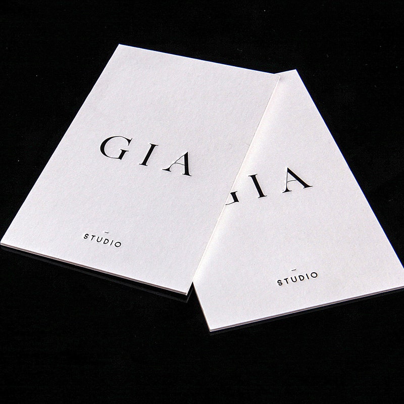 Baumwollpapier letterpress visitenkarten - Etsy.de