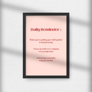 2colors | Motivational Wall Decor Print | Daily Reminder Poster ...