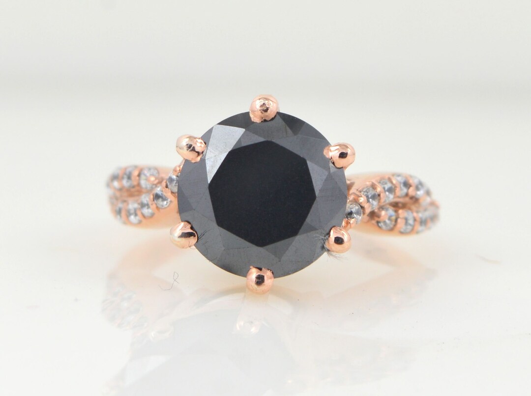 Certified black diamond engagement rings store