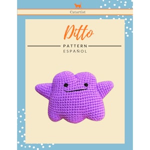CROCHET PATTERN Ditto Amigurumi - PDF - Esp-ing - Etsy