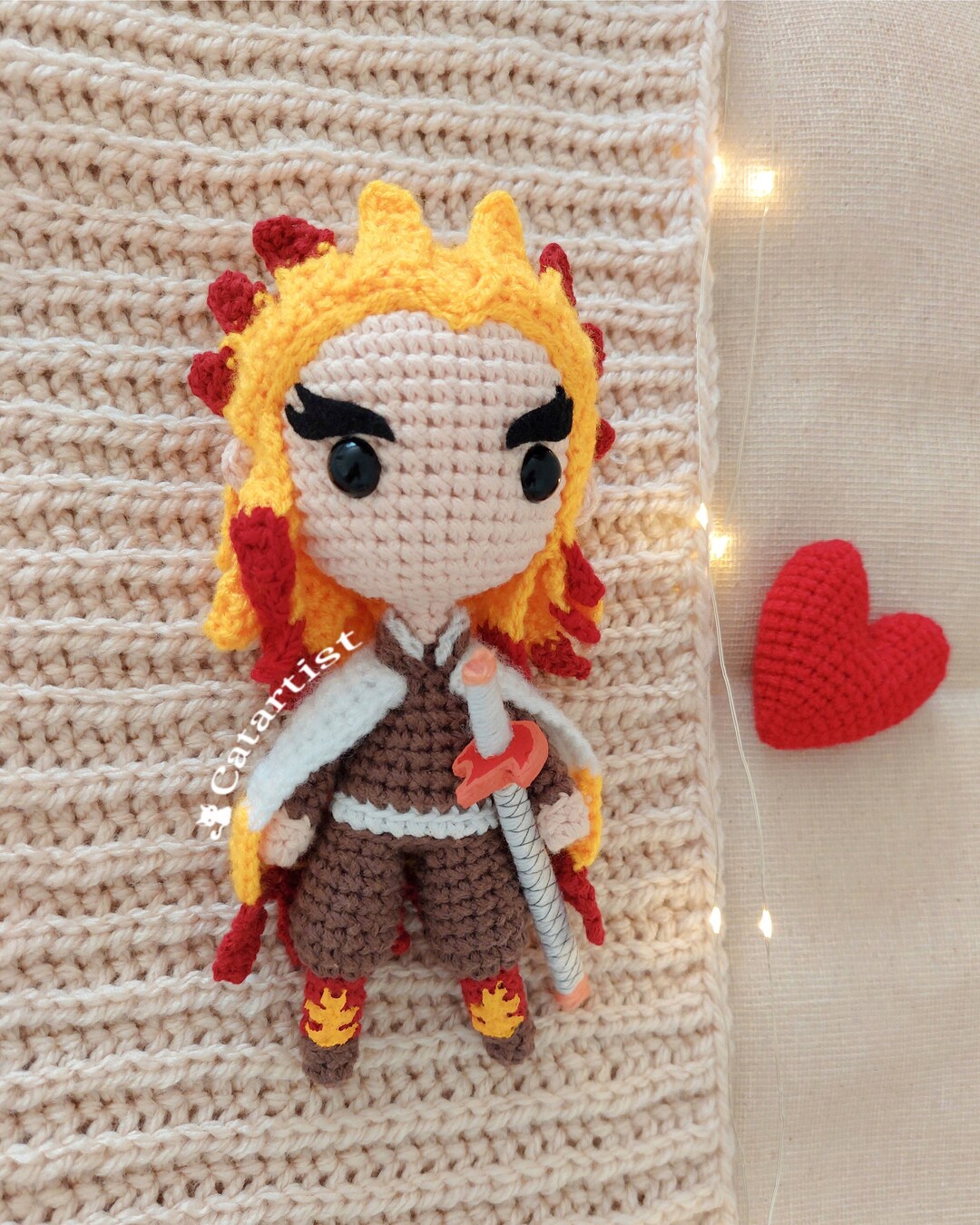 Demon Hunter Crochet Pattern Pillar of Fire Amigurumi - PDF Eng- Esp - Etsy