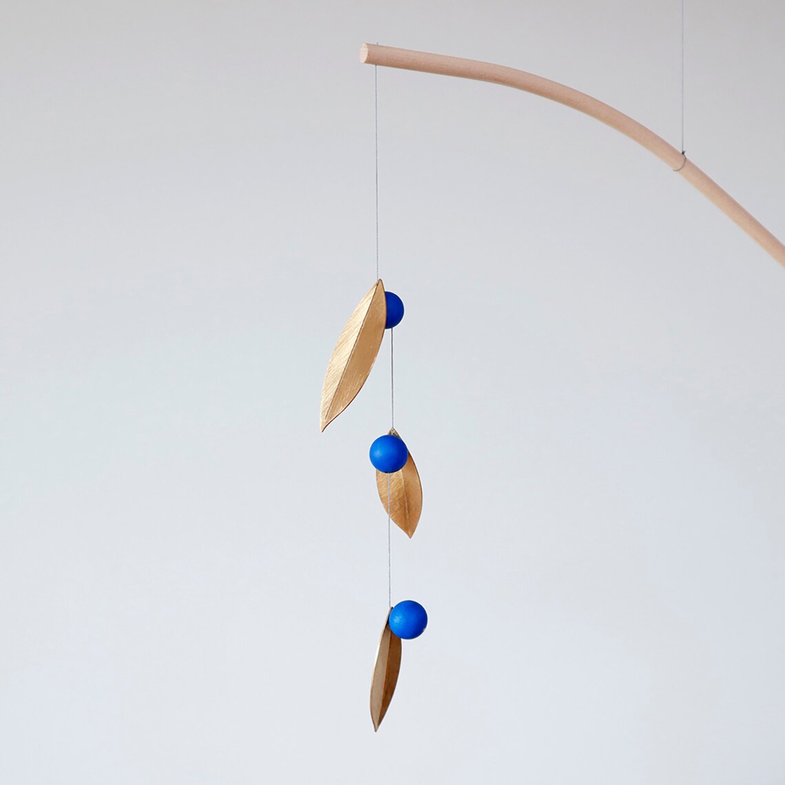 Bird Mobile Kinetic Mobile Decor With Movement Brass Fall - Etsy