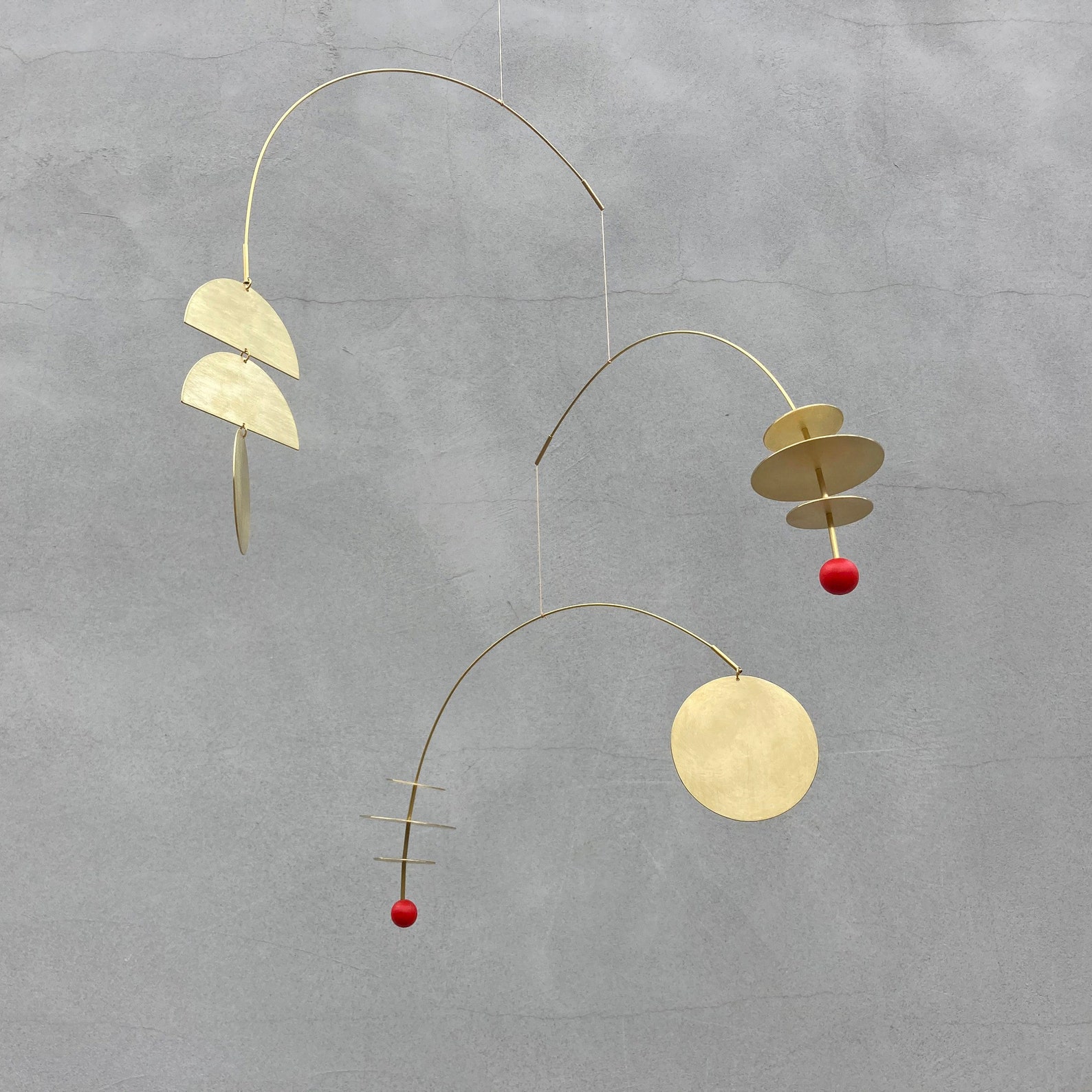 Brass Kinetic Mobile Hanging Mobile Art for Home Decor With - Etsy