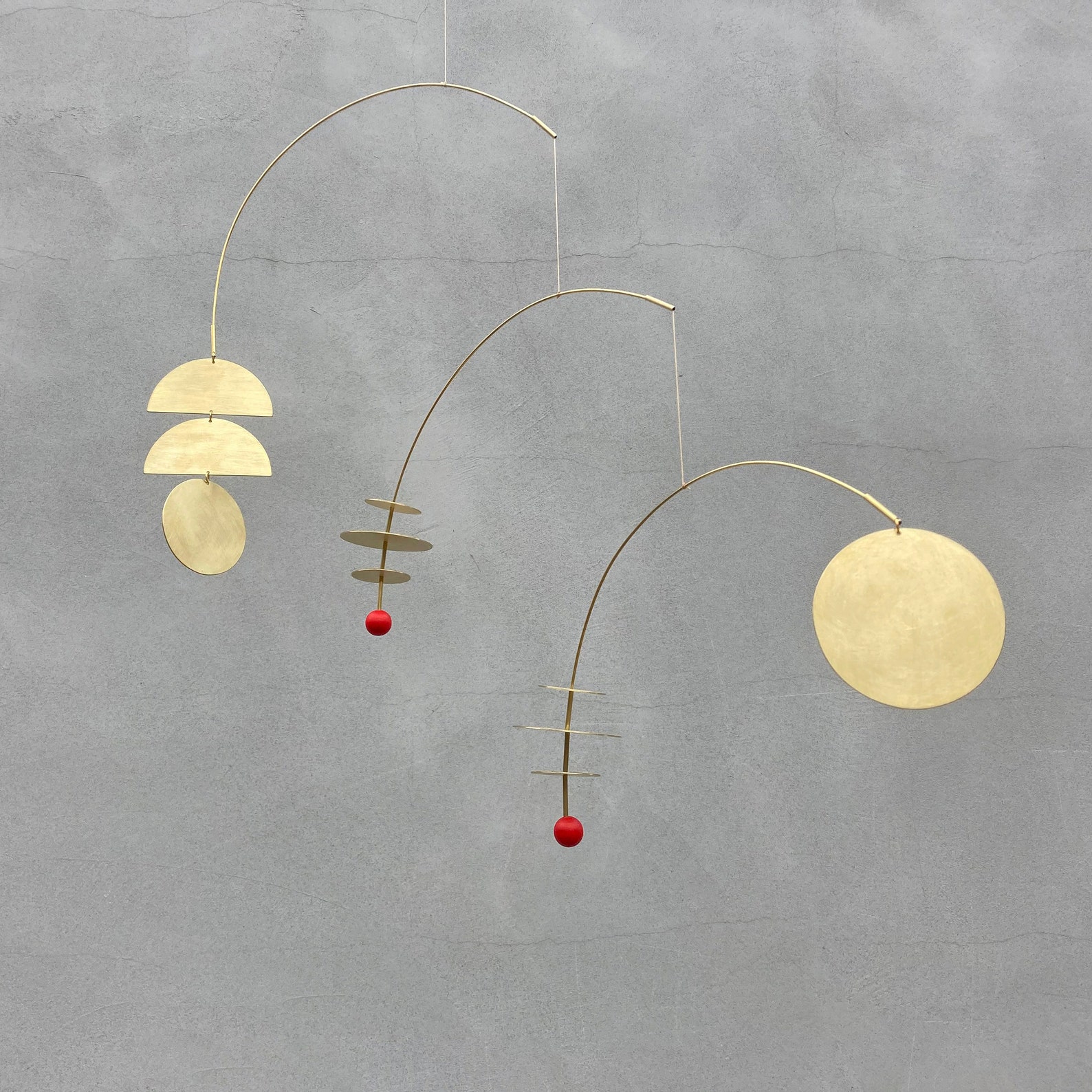 Brass Kinetic Mobile Hanging Mobile Art for Home Decor With - Etsy