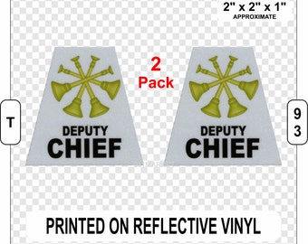 Fire Chief Decal - Etsy