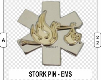 Stork Pin | Etsy