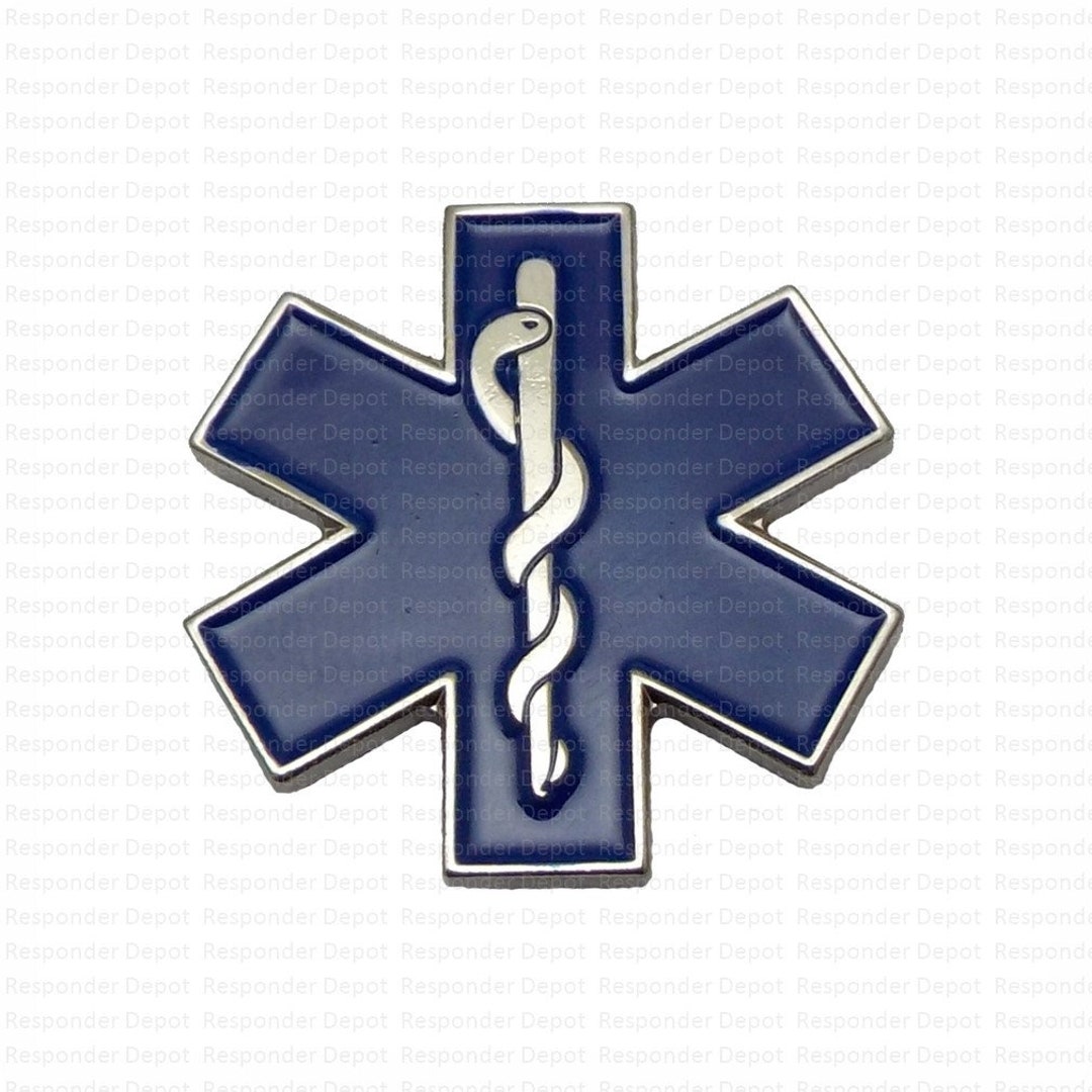 Star of Life Pin EMS EMT Paramedic Medic Emergency Medical Service ...