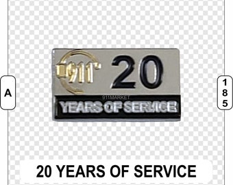 Years of Service Pin | Etsy