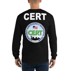 CERT Long Sleeve Shirt Community Emergency Response Team Rescue ...