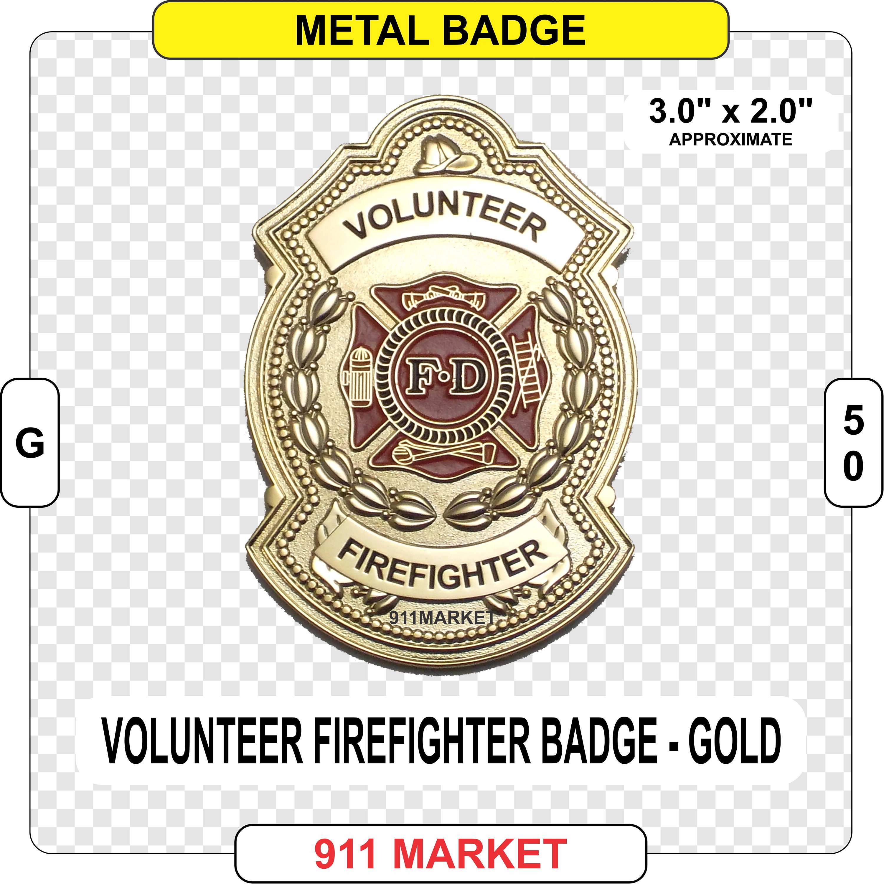 volunteer-firefighter-badge-gold-vff-fire-department-solid-etsy