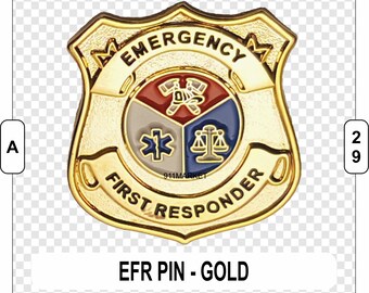 First Responder Pin - Etsy