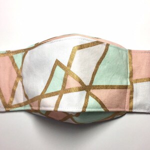 Origami Style Face Mask - Rainbow - 3D Style - 3 Layer - Great for ...